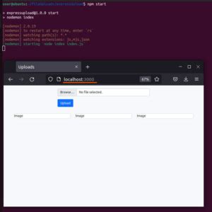 How To Upload Display And Save Images In Node Js GoLinuxCloud