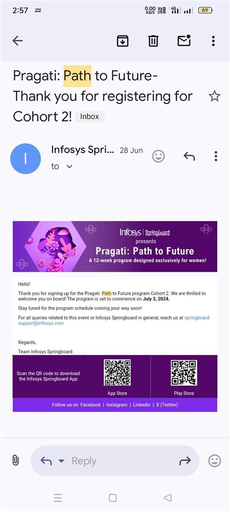 Suhaina Fathima M On Linkedin Infosys Springboard Pragati Pathtofuture Learningjourney