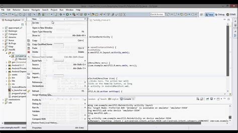 Sıfırdan Android Programlama 7 Yeni Class Oluşturma Youtube