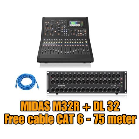 Jual Paket Midas M32r Dl32 Free Cable Kota Surabaya Maestromusik Tokopedia