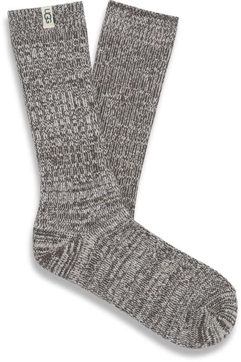 Ugg Rib Knit Slouchy Crew Socks Womens