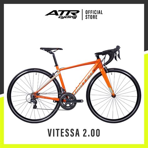Jual Sepeda Balap Road Bike UNITED VITESSA C SP L Orange Shopee Indonesia