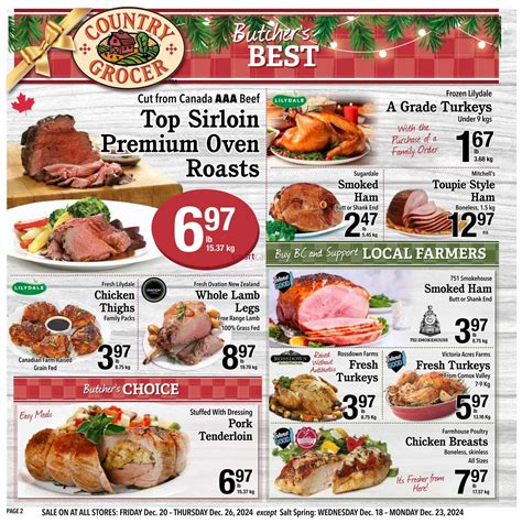 Country Grocer Salt Spring Flyer December 18 To 23