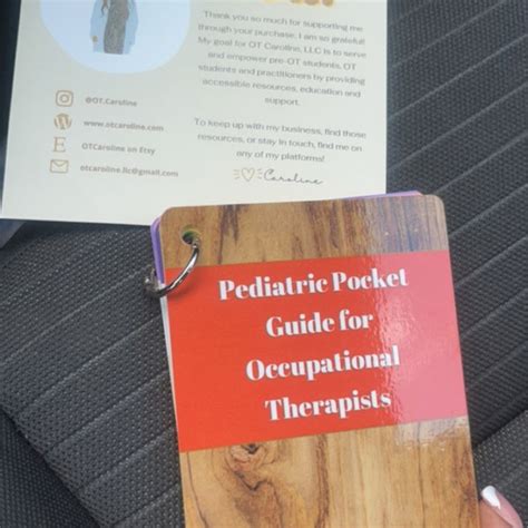 Pediatric Pocket Guide For Occupational Therapists 2nd Edition Ot