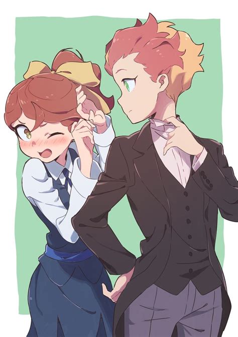 Amanda X Hanna Litle Witch Academia Little Witch Academy Witch