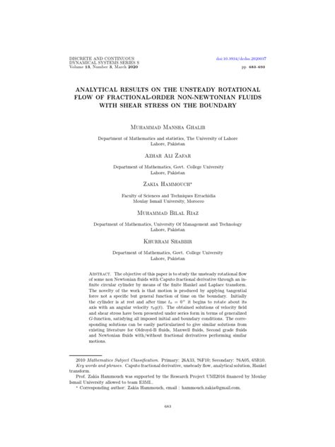 Analytical Results On The Unsteady Rotational Flow Of Fractional Order Non Newtonian Fluids With