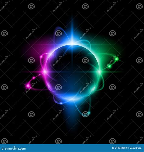 Elementary Particle Stock Vector Illustration Of Digital 212342559