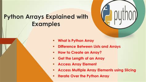 Python Arrays Explained with Examples - Spark By {Examples}