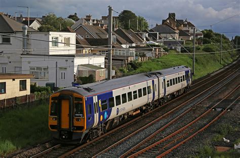Northern Class 158 158786 Hest Bank On A Day Of Sunshin Flickr