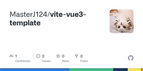 Github Masterj124vite Vue3 Template