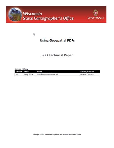 geospatial pdfs state cartographer s office uw madison