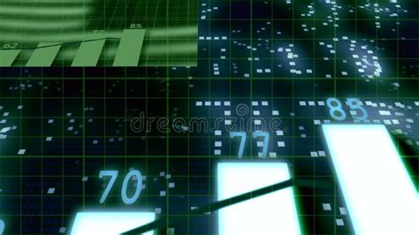 Bar Chart Graph Showing Growth Green Grid Stock Image Image Of Commerce Chart 273453751