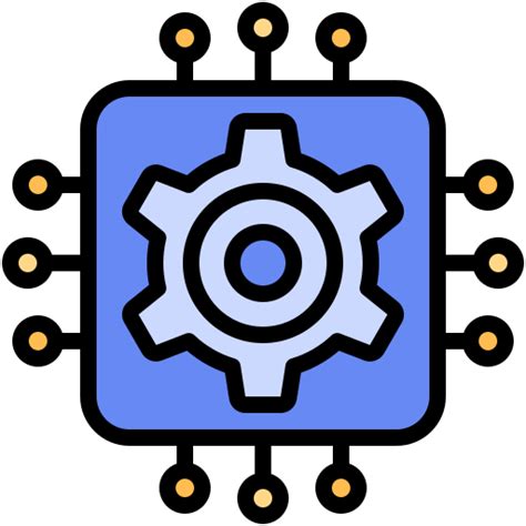 Microcontroller Generic Color Lineal Color Icon