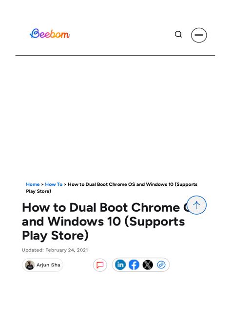 How To Dual Boot Chrome Os And Windows 10 With Play Store Beebom