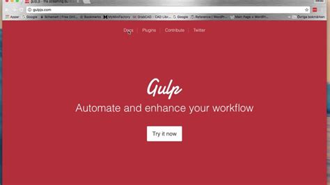 Install Gulp Youtube