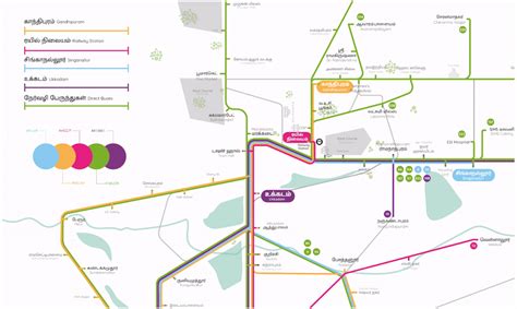 Bus Map Design Behance
