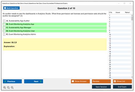 Salesforce Net Zero Cloud Accredited Professional Exam Salesforce Net