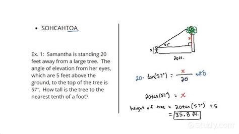 Trigonometry Word Problems