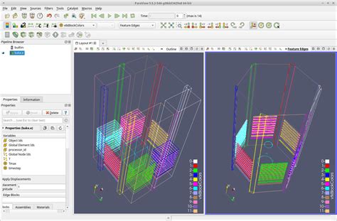 new in paraview feature edges representation