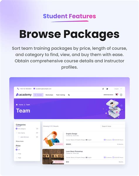 team and group training addon for academy lms code market