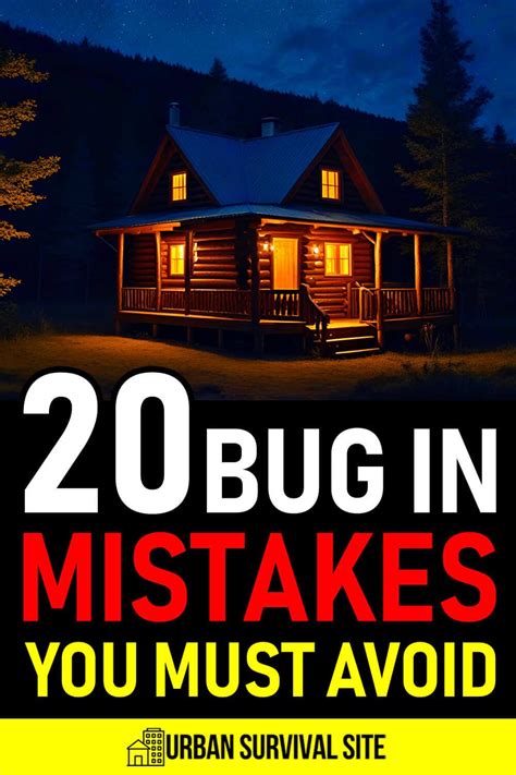 20 bug in mistakes you must avoid survival life hacks