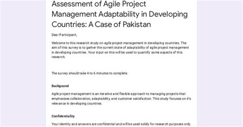 Nida Mazhar On Linkedin Assessment Of Agile Project Management Adaptability In Developing