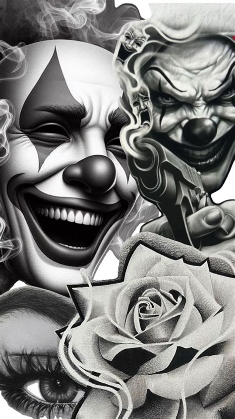Pin By Lachlan On Clowns In 2025 Chicano Style Tattoo Og Abel Art