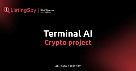 terminal ai crypto project tai token listings events analysis listingspy