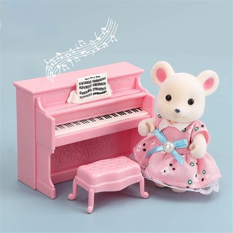 Play House Toy Simulation Classroom Piano Miniature Scene Doll House
