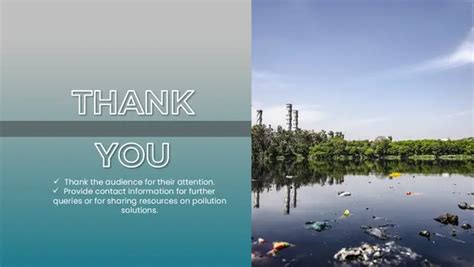 Avail Pollution Presentation Templates For Free Thankslide