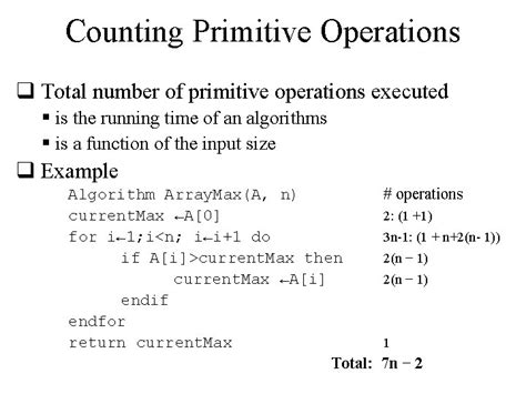 algorithm analysis tools lecture 3 algorithm analysis motivation