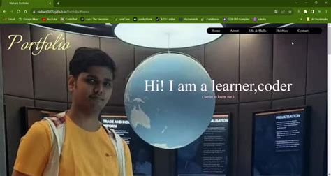 [video] nishant gupta on linkedin portfoliowebsite webdevlopment html css bharatintern