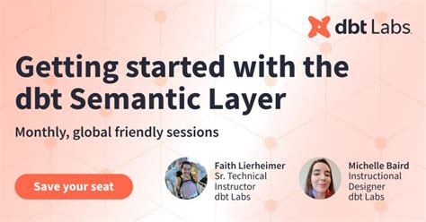 Hex On Linkedin Getting Started With The Dbt Semantic Layer Dbt Labs