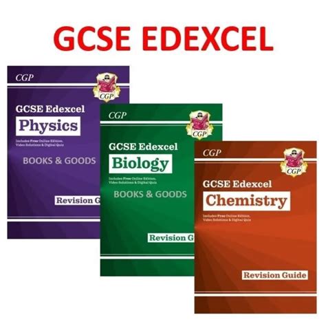 New Edexcel Gcse Biology Chemistry Physics Revision Guides Triple