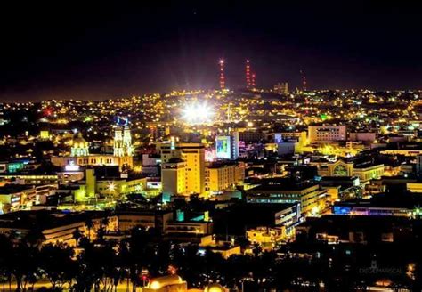 Culiacán De Noche Vista Hacia El Sur Lugares Hermosos Culiacan México