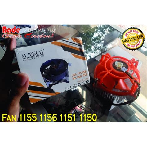 Fan M Tech Tornado Socket Lga 1155 1156 1150 1151 Original Cpu Cooler Lazada Indonesia