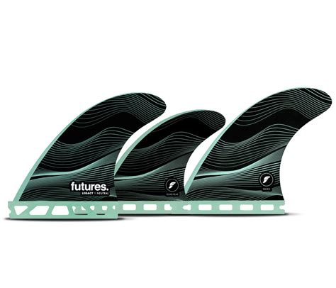 Future Fins F4 Legacy Neutral 5 Fin Hc Small Green Pollywog