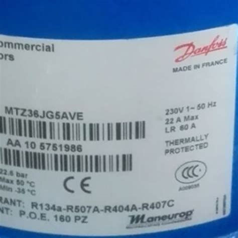 New In Stock Danfoss Compressor Sm161a4ar Danfoss Refrigeration Compressors