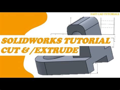 Solidworks Tutorial CAD Extrude Exercise For Beginners YouTube