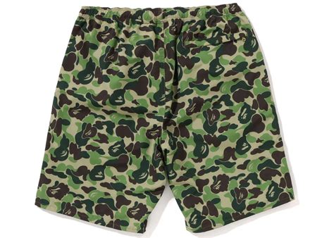 Bape Abc Camo Beach Shorts Ss23 Green Mens Ss23 Us