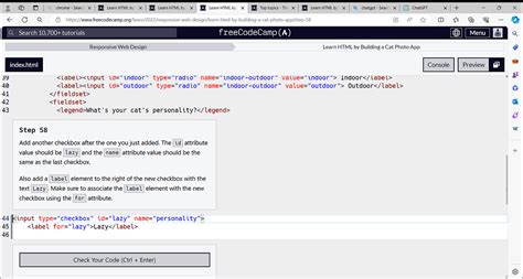 Learn HTML By Building A Cat Photo App Step HTML CSS The FreeCodeCamp Forum