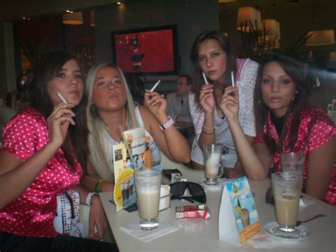 Party Girls Talking Smoking Culture