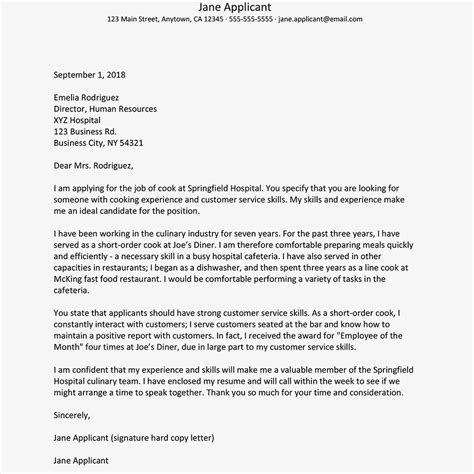 30 Resume Cover Letter Example