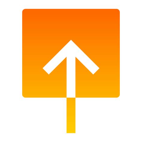 Push Generic Flat Gradient Icon