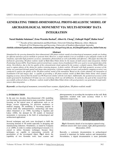 pdf generating three dimensional photo realistic model of