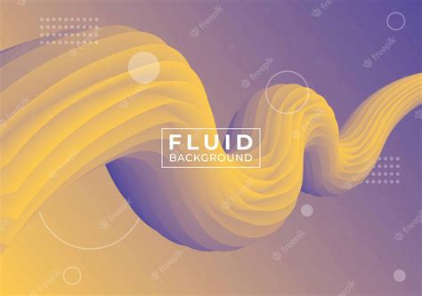 Premium Vector Abstract Fluid Background Template