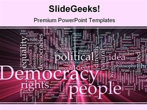 Democracy PowerPoint Templates Slides And Graphics