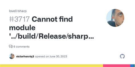 Cannot Find Module Buildreleasesharp Linux X64node · Issue