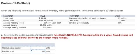 Solved Problem Static Given The Following Chegg