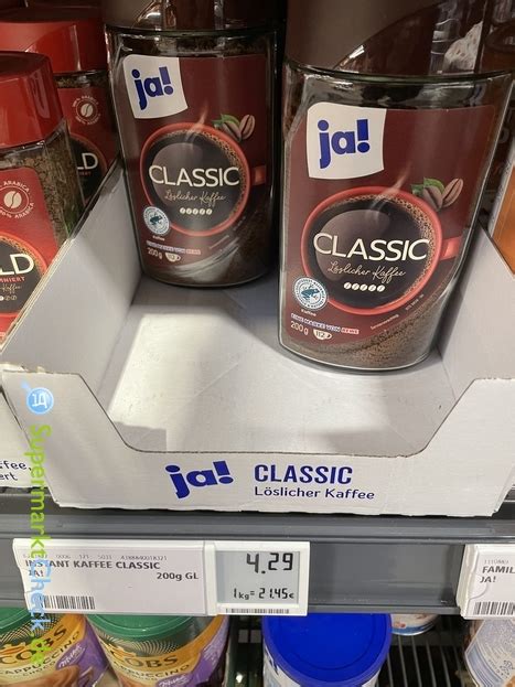 ja! Classic Extra löslicher Kaffee 200g: Preis, Angebote & Bewertungen